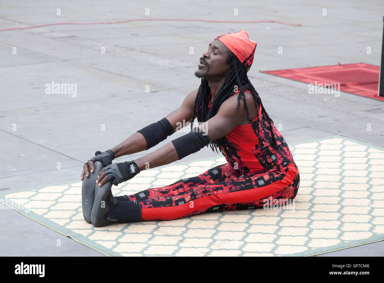 Busking Festival Trafalgar Square London England UK Europe Stock Photo ...