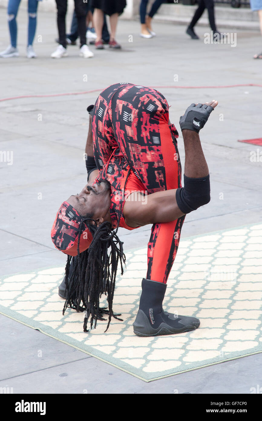 Busking Festival Trafalgar Square London England UK Europe Stock Photo ...