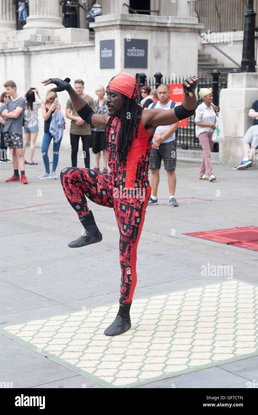 Busking Festival Trafalgar Square London England UK Europe Stock Photo ...