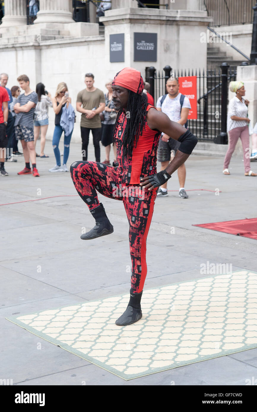 Busking Festival Trafalgar Square London England UK Europe Stock Photo ...