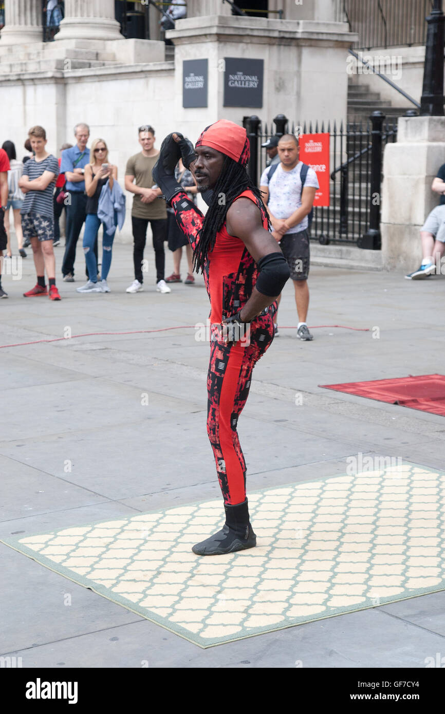 Busking Festival Trafalgar Square London England UK Europe Stock Photo ...