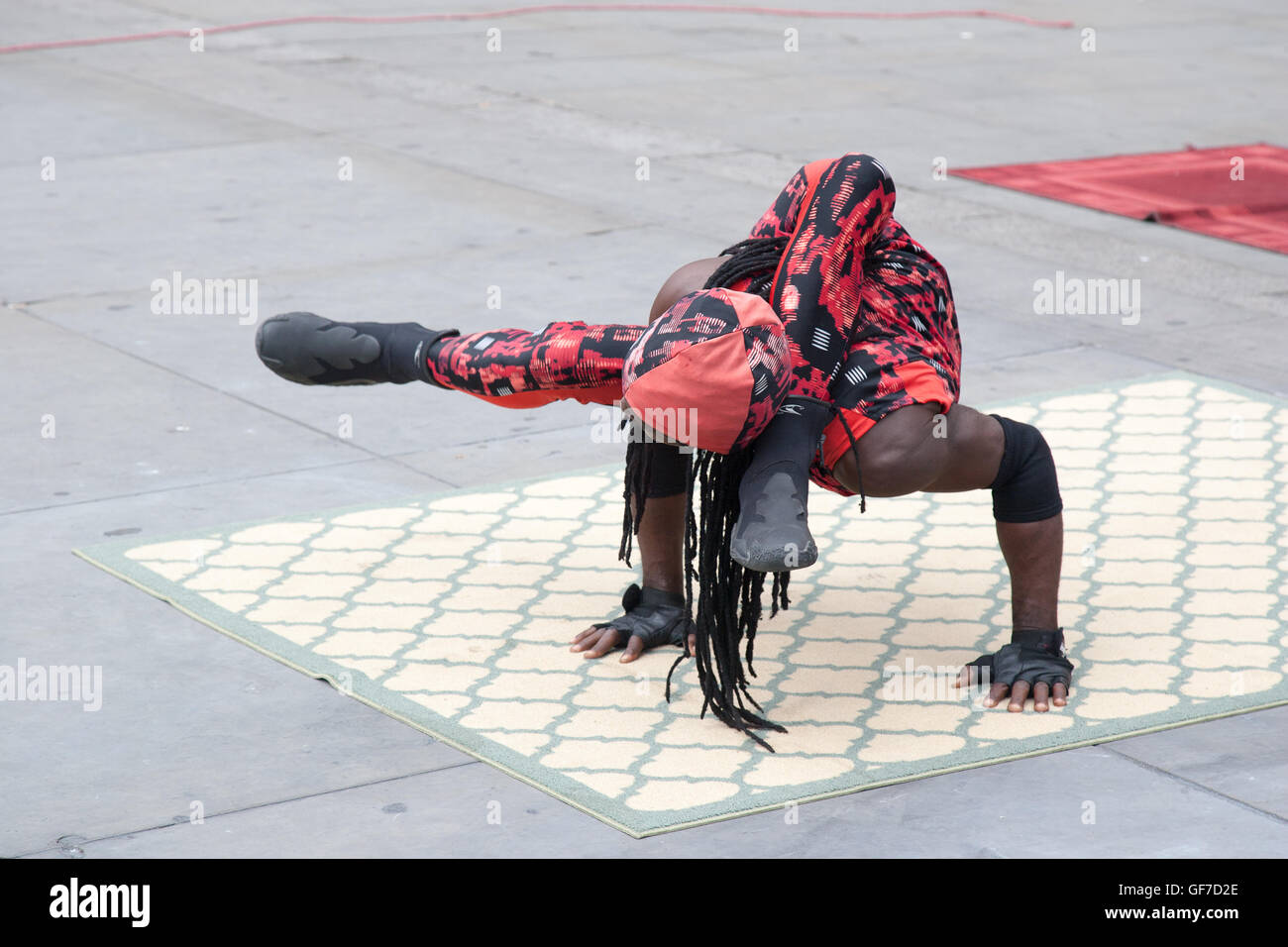 Busking Festival Trafalgar Square London England UK Europe Stock Photo ...