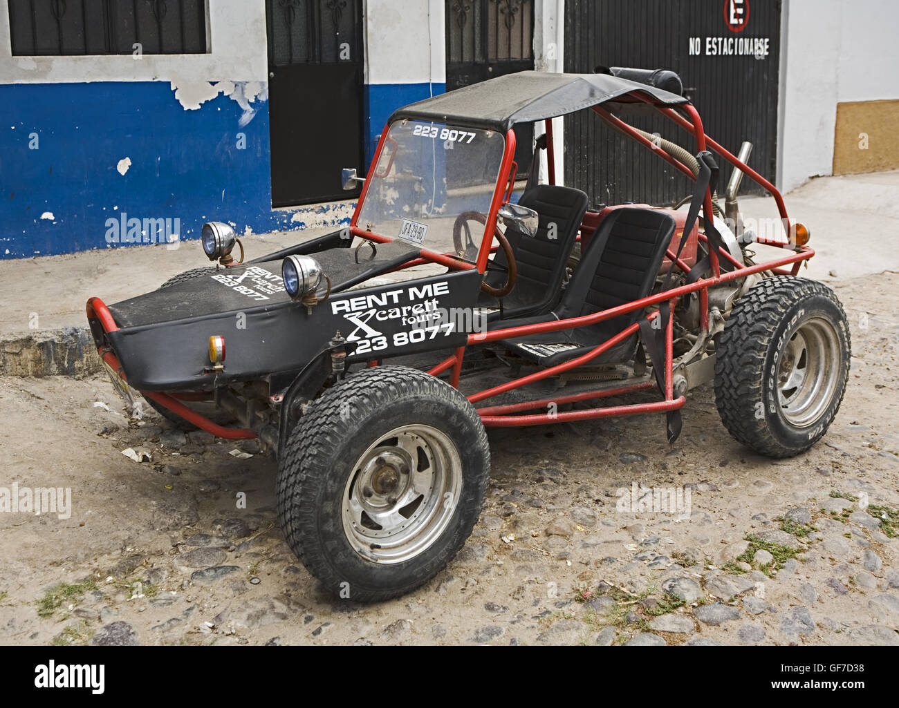 Mexico Puerto Vallarta Downtown buggy Stock Photo - Alamy