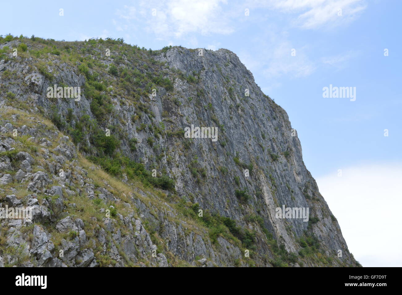 The highest mountain in Valisoara Gorge Stock Photo - Alamy