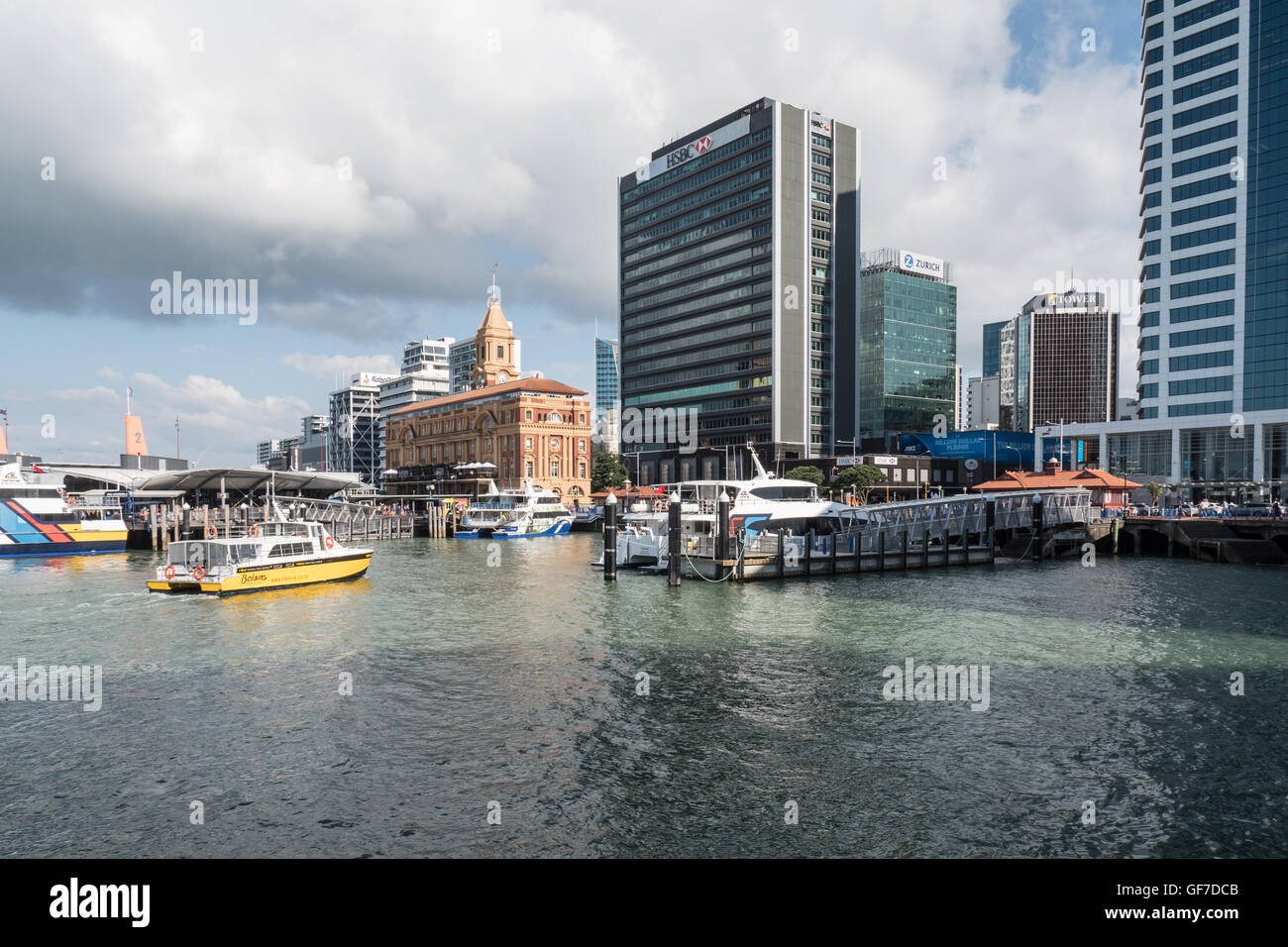 Marina and ferry terminal building, Waterfront, Auckland, New Zealand ...