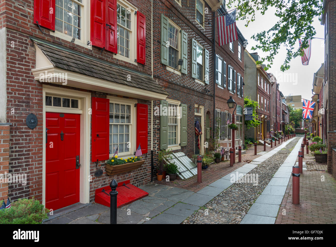 Elfreth's Alley Philadelphia USA Stock Photo - Alamy