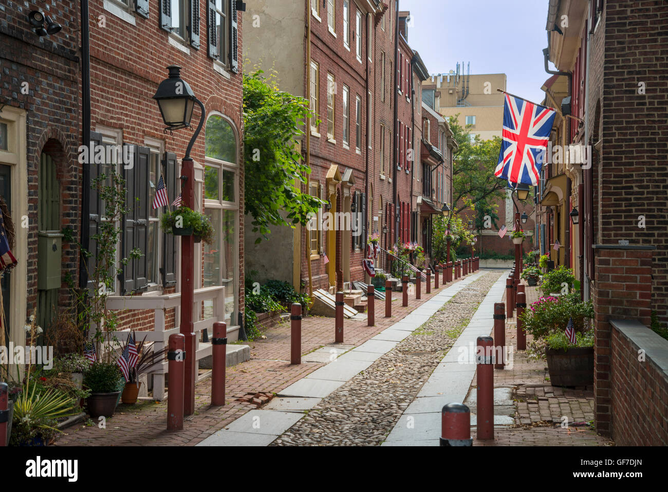 Elfreth's Alley Philadelphia USA Stock Photo - Alamy