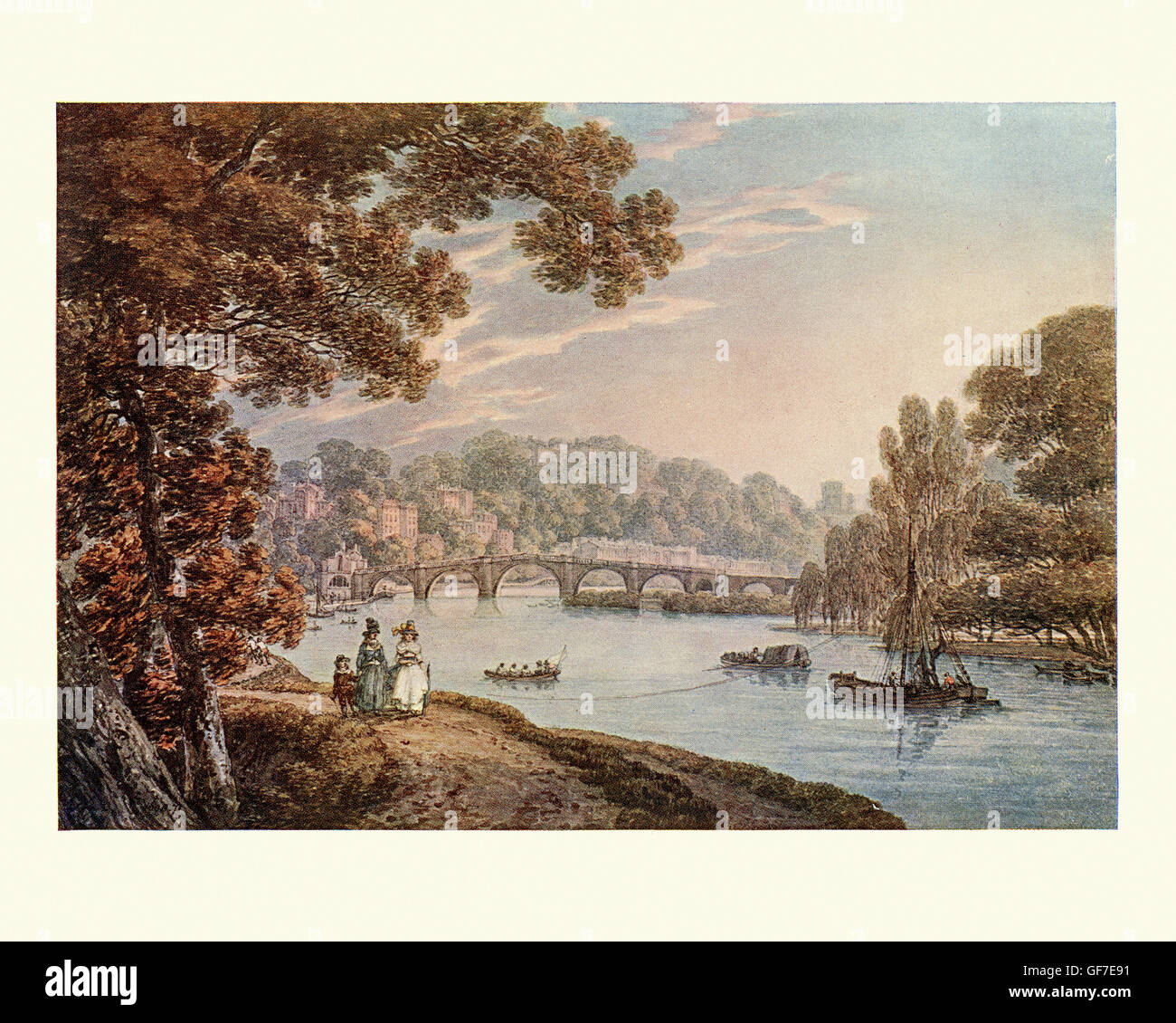 River thames watercolour hi-res stock photography and images - Alamy