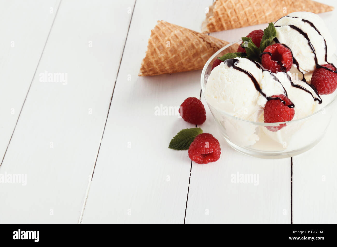 Delicious ice cream Stock Photo - Alamy