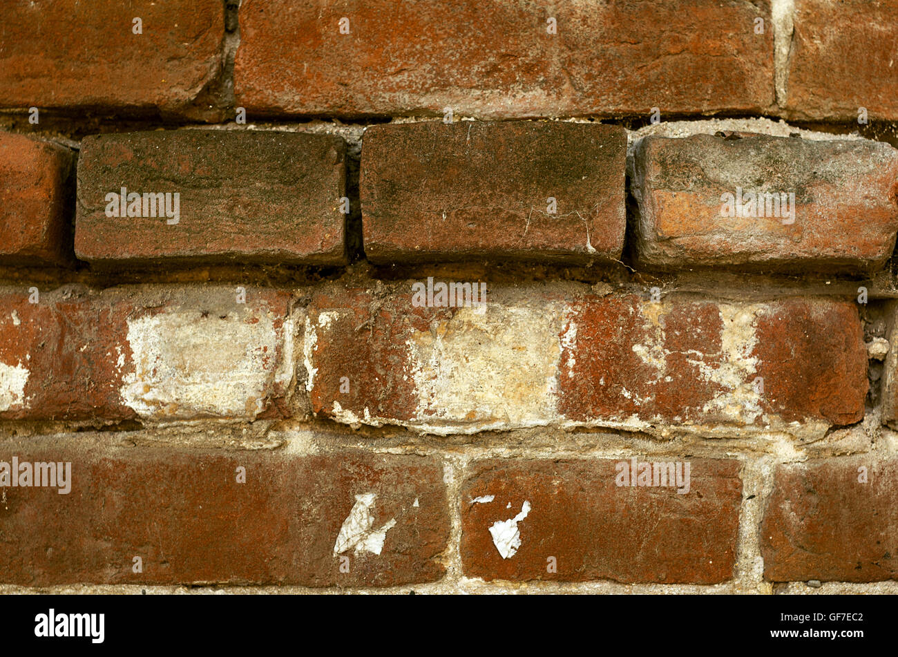 An old brick wall with signs of aging Stock Photo - Alamy