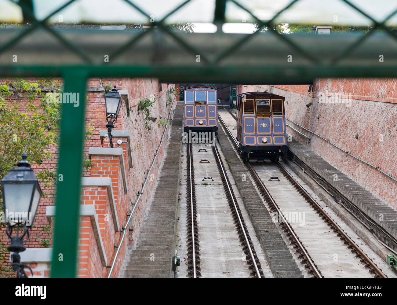 Buda castle funicular railway hi-res stock photography and images - Alamy