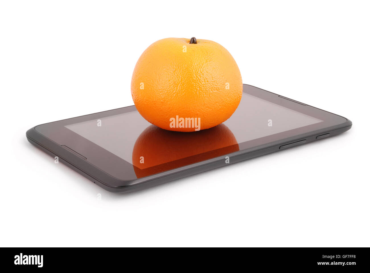 Black orange tablet hi-res stock photography and images - Alamy