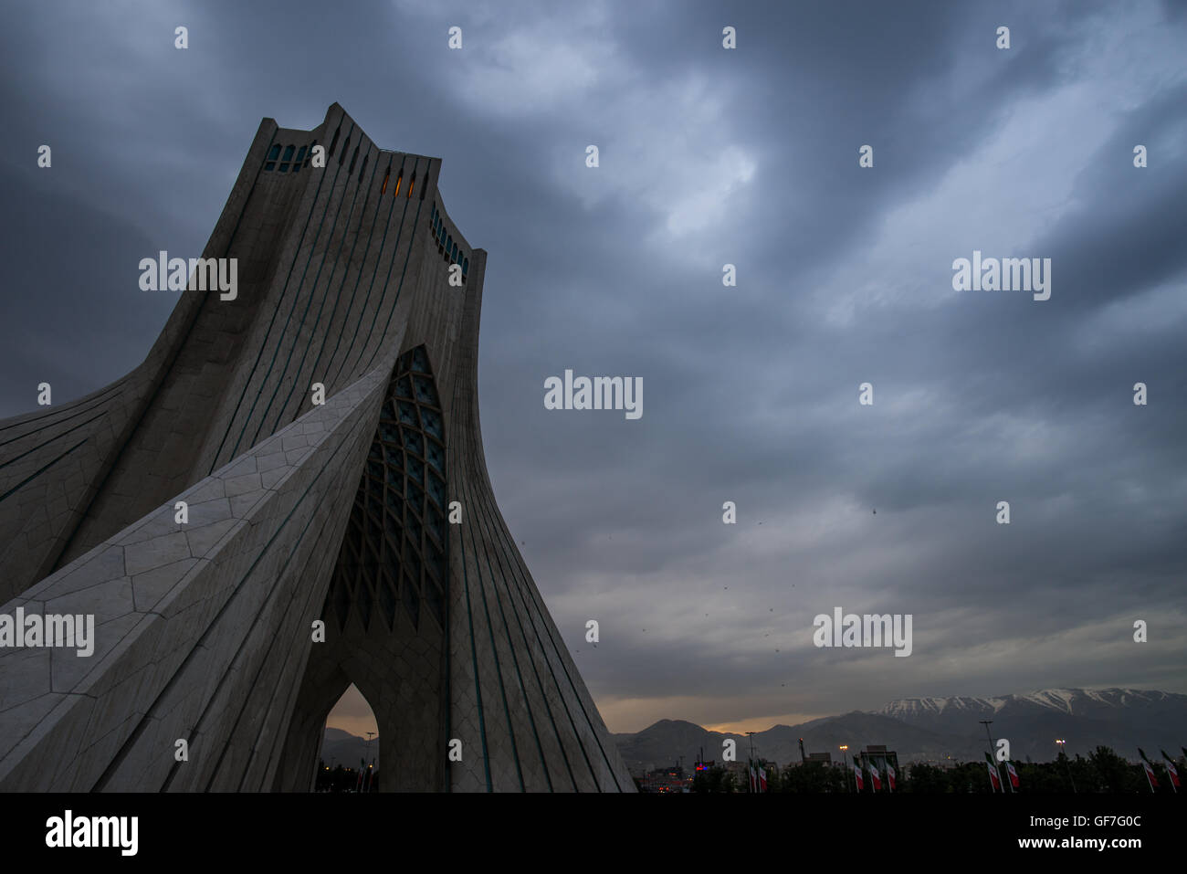 Borj-e Azadi (Liberty Tower). The tower build as a monument marks the ...