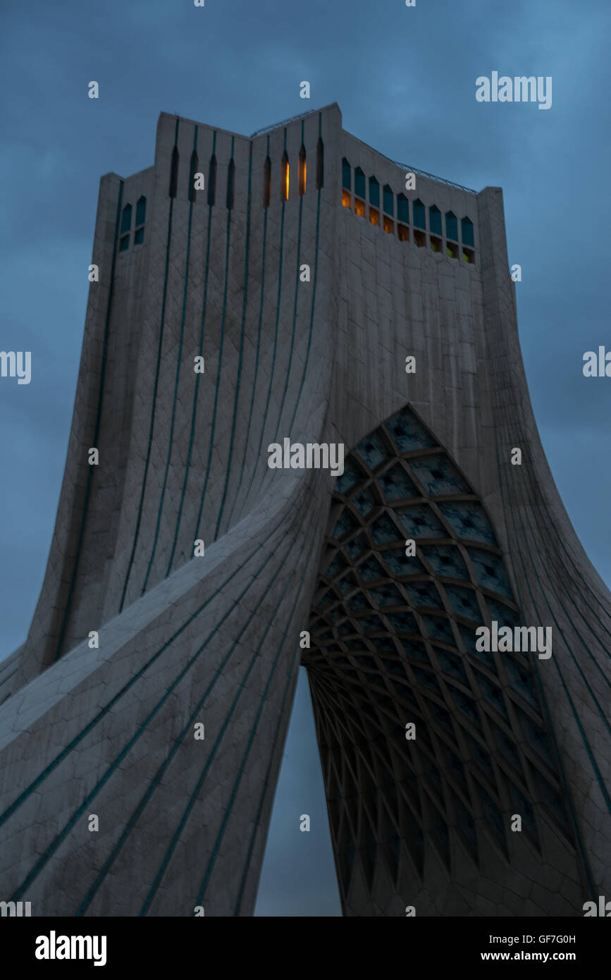 Borj-e Azadi (Liberty Tower). The tower build as a monument marks the ...