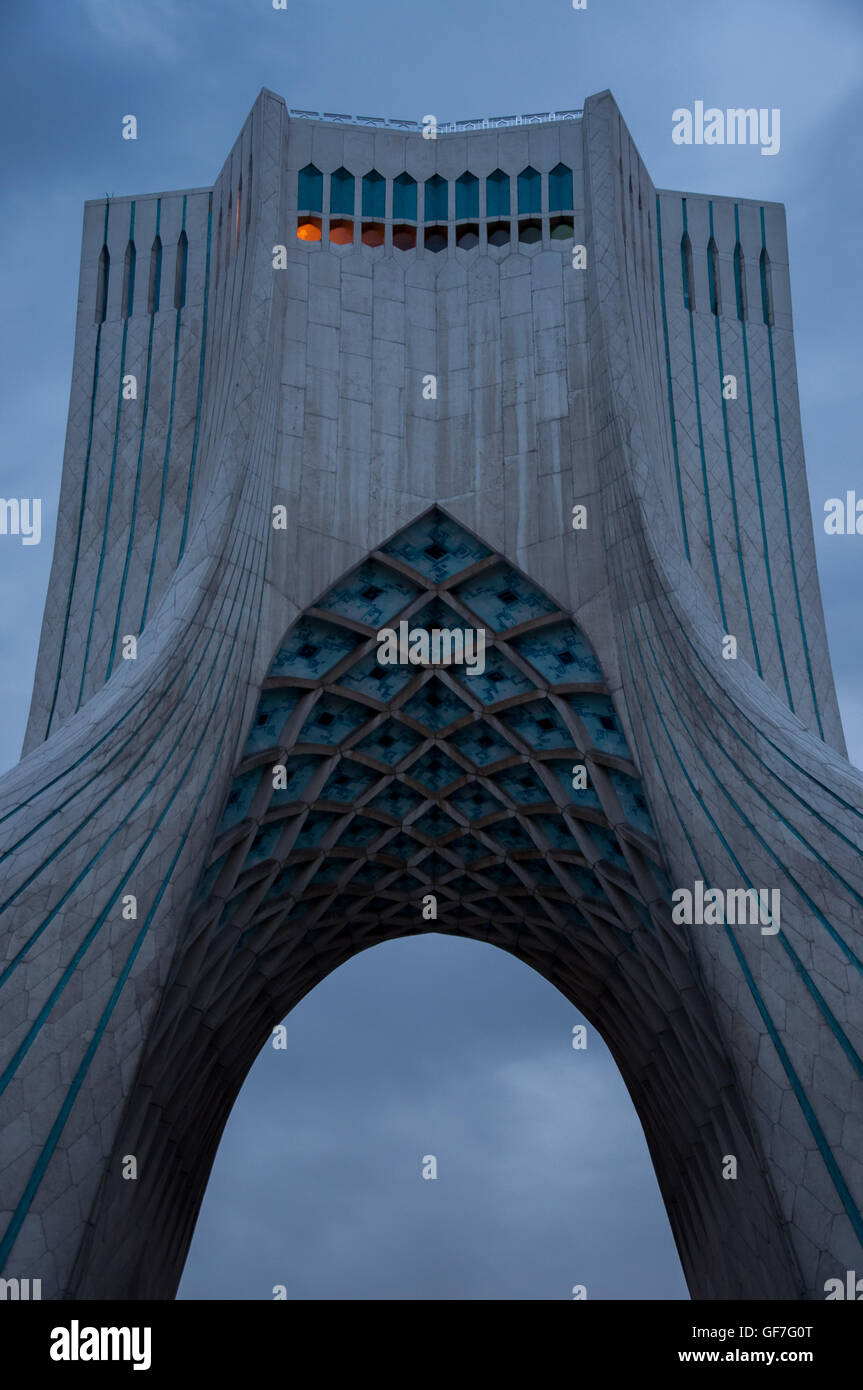 Borj-e Azadi (Liberty Tower). The tower build as a monument marks the ...