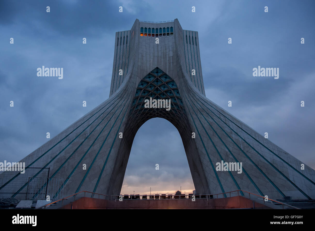 Borj-e Azadi (Liberty Tower). The tower build as a monument marks the ...