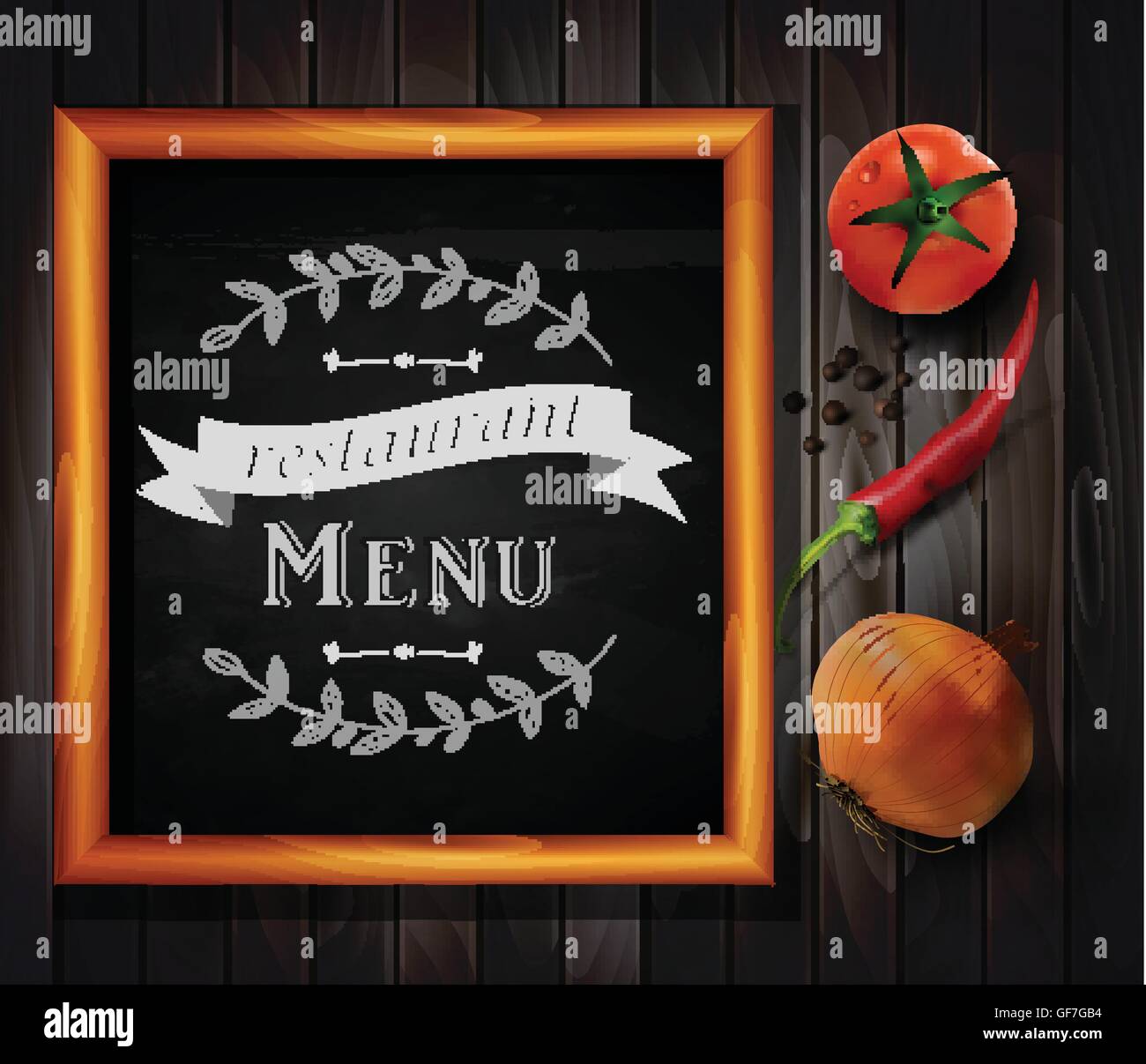 Diner menu board Stock Vector Images - Alamy