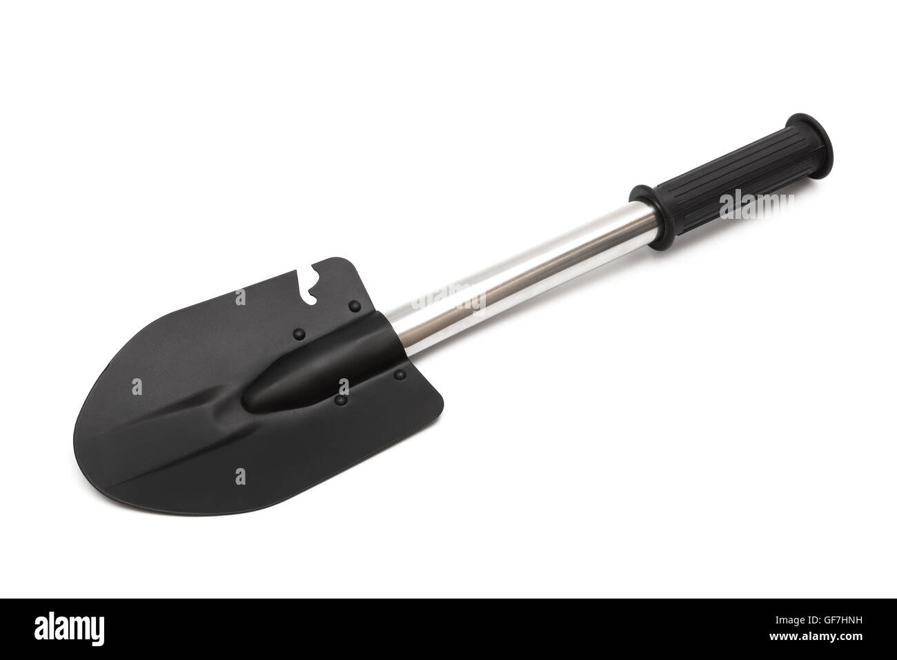 new spade on a white background Stock Photo - Alamy