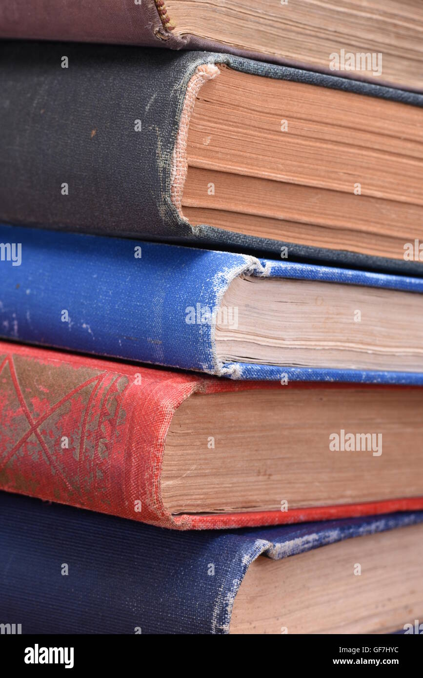 Stack of old books Stock Photo - Alamy
