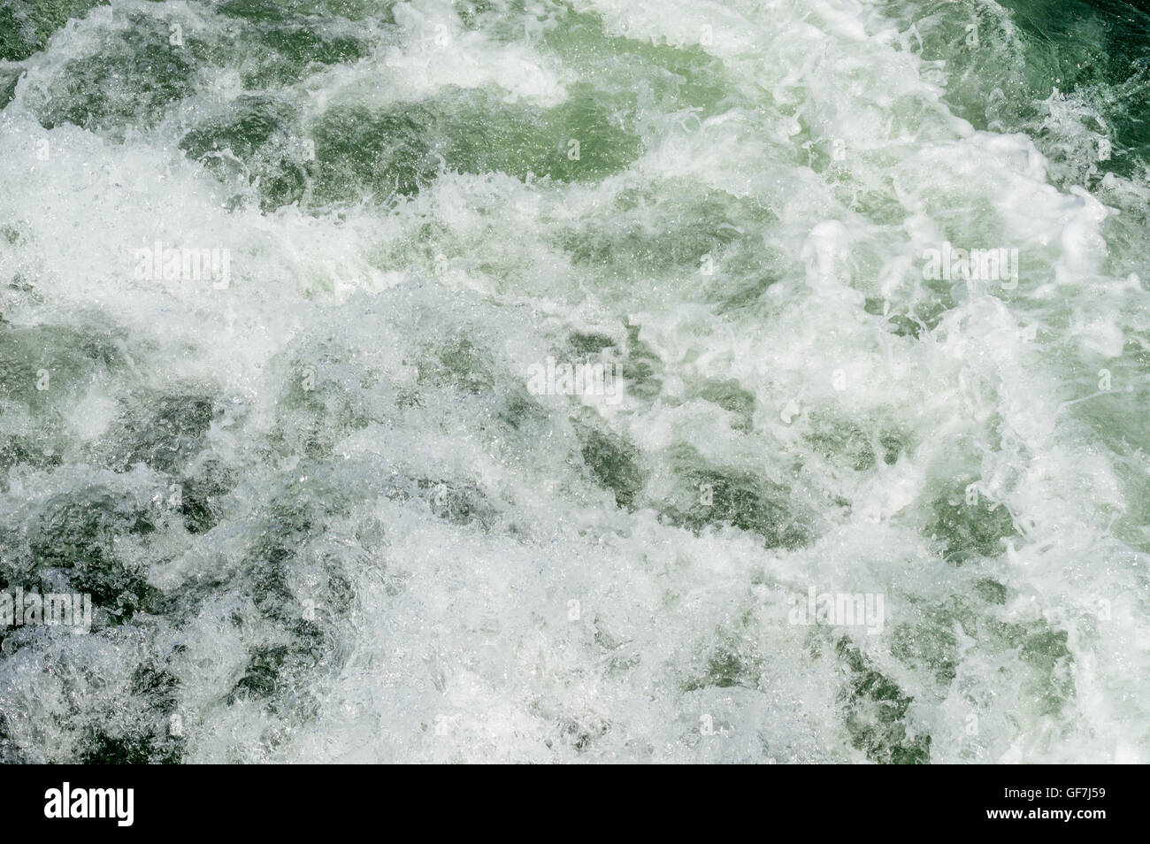 Foamy Sea Surface With Waves Stock Photo - Alamy