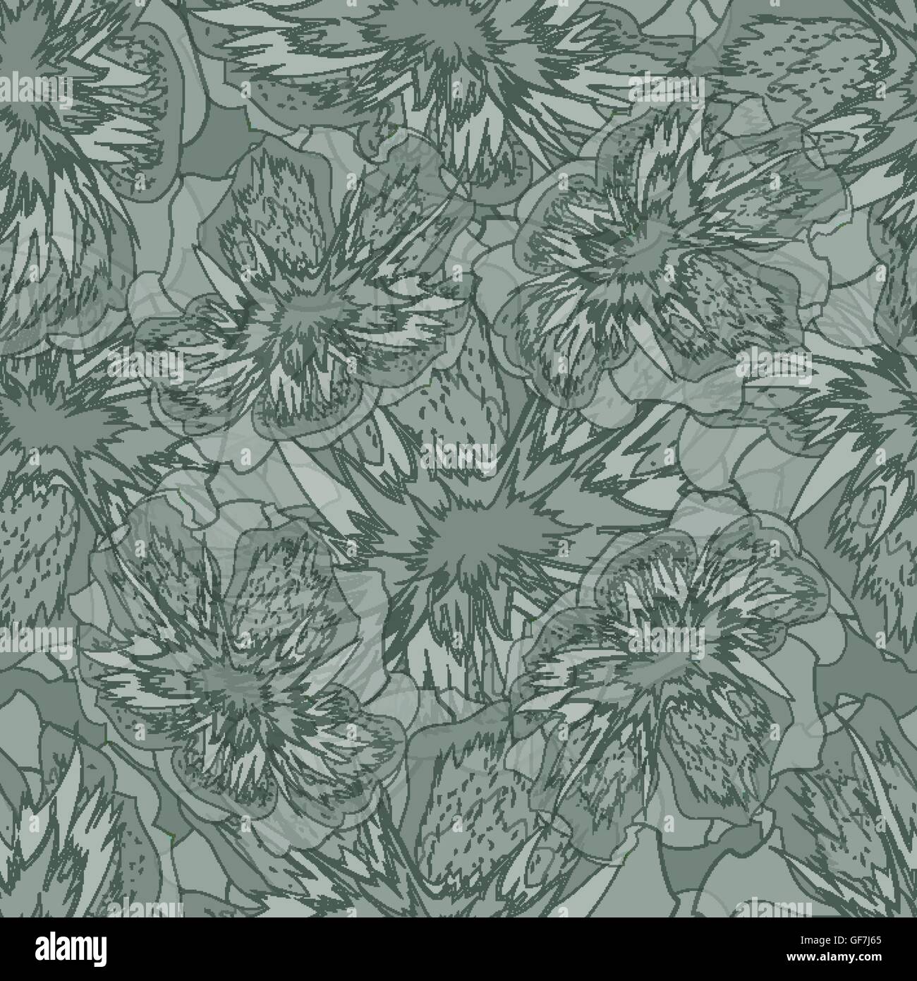 Styled floral Stock Vector Images - Alamy