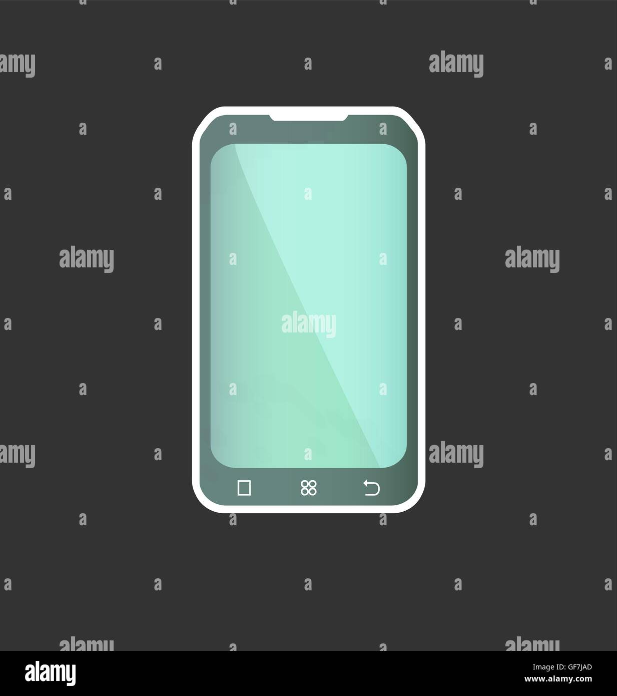 Phone grey screen Stock Vector Images - Alamy