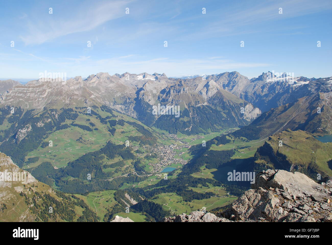 Swiss alps green blue hi-res stock photography and images - Alamy