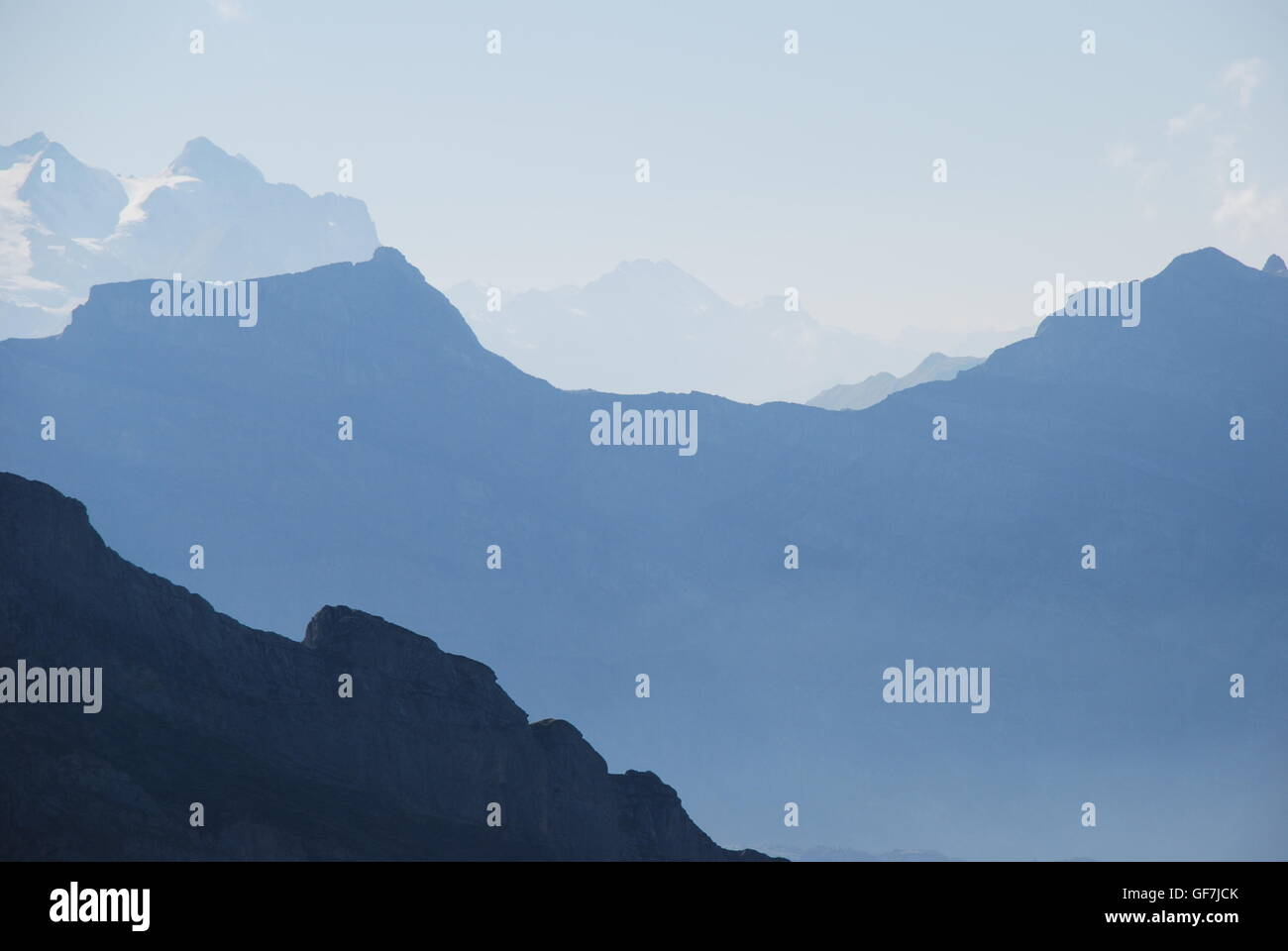 Mountain view swiss alps hi-res stock photography and images - Alamy