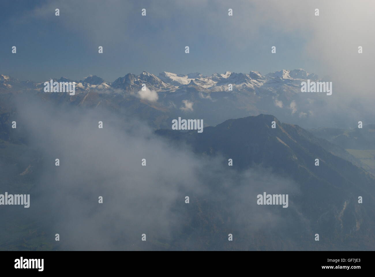 fog window in Swiss alps Stock Photo - Alamy