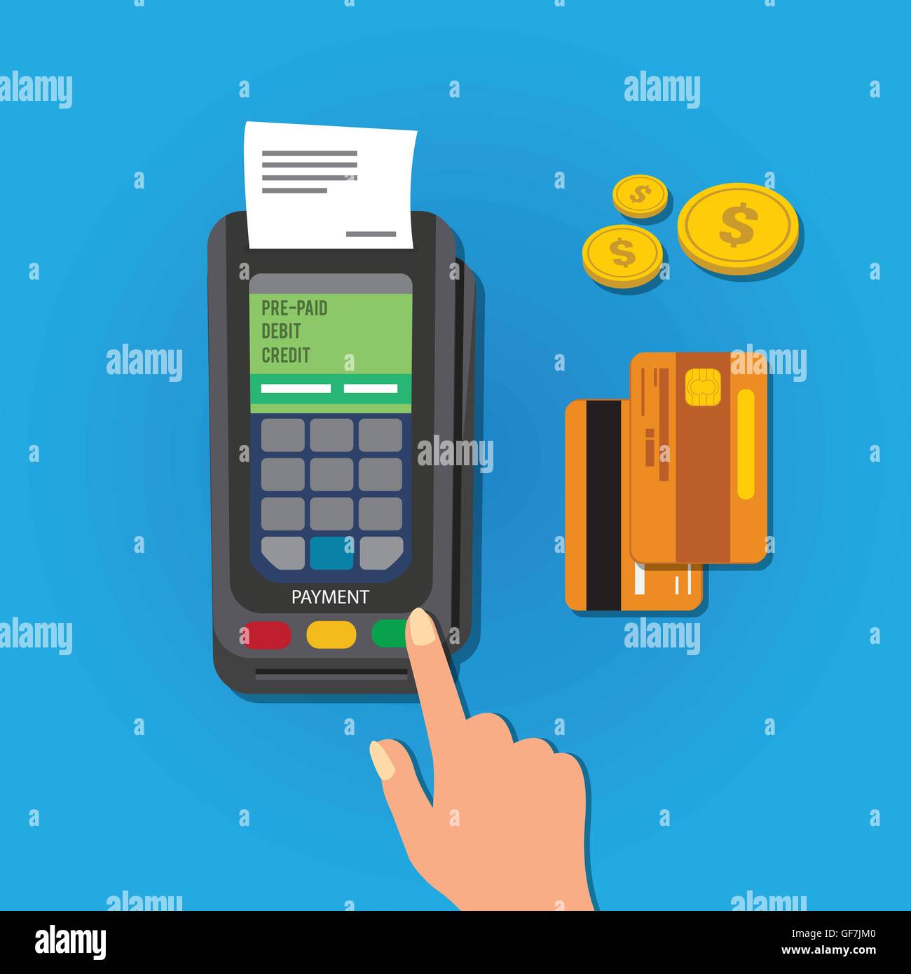 Isolated debit card Stock Vector Images - Alamy