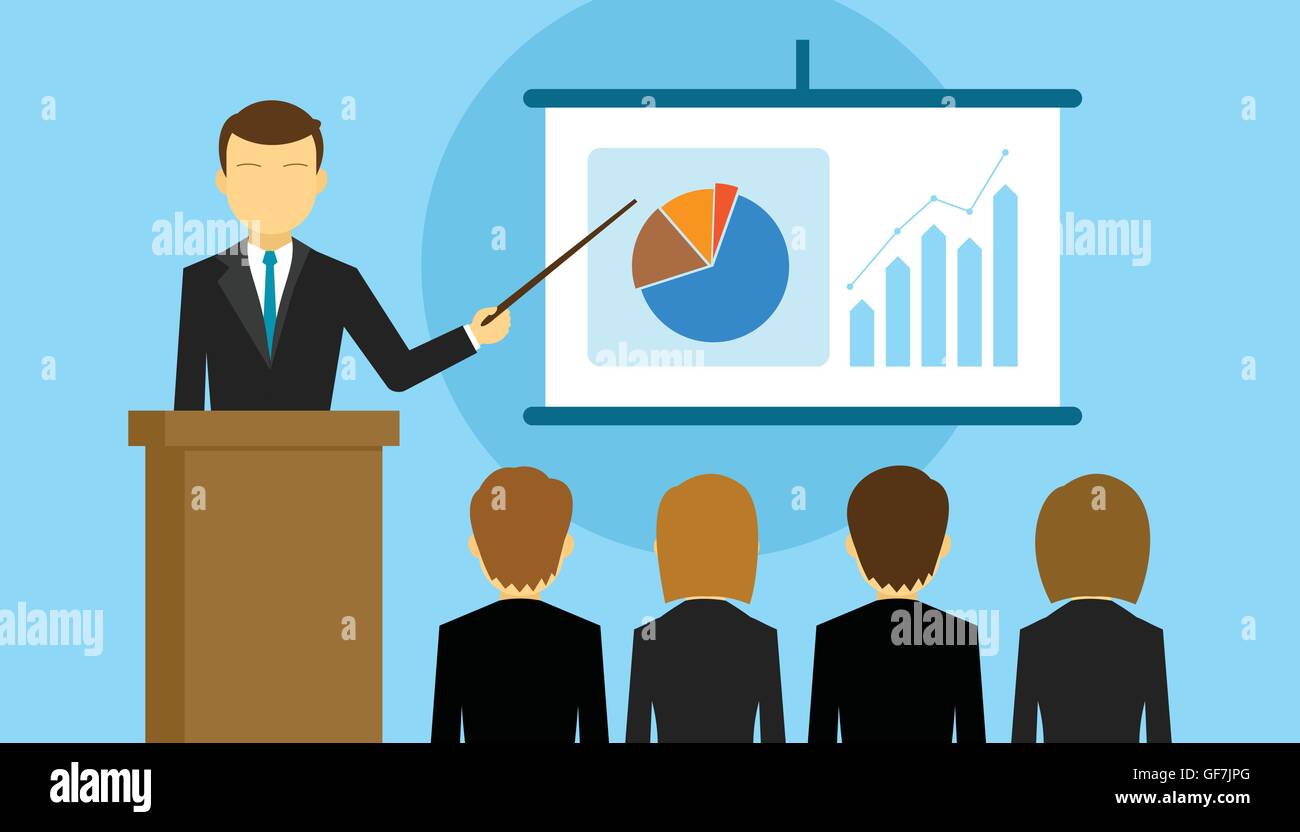 presentation at workshop or seminar Stock Vector Image & Art - Alamy