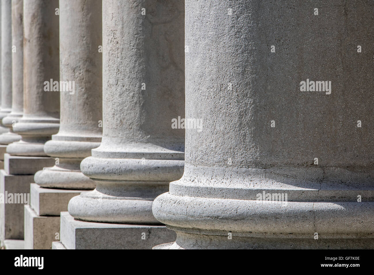 detailed view of the peristyle Stock Photo - Alamy
