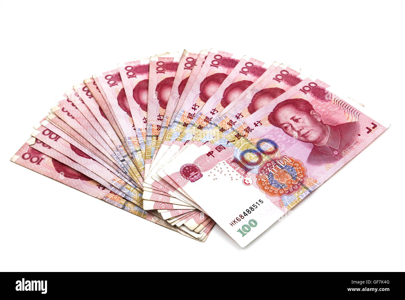 100 yuan chinese banknotes Cut Out Stock Images & Pictures - Alamy