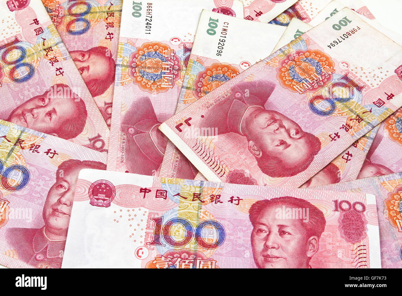 Chinese yuan money 100 banknotes Stock Photo - Alamy