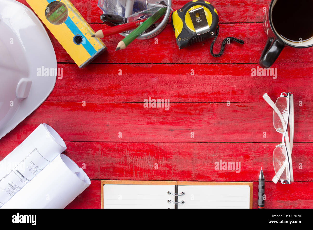 Architect table tools hi-res stock photography and images - Alamy