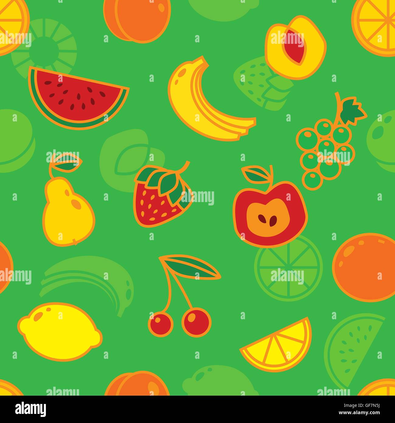 Ripe fruit pear grapes Stock Vector Images - Alamy