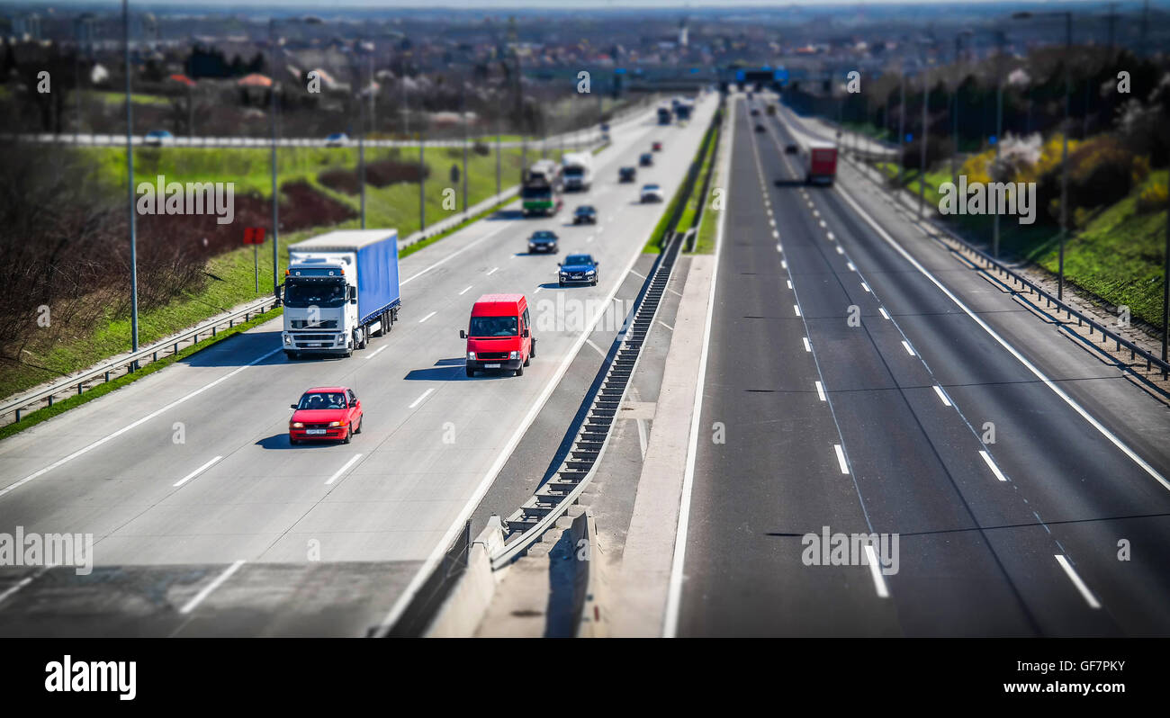Tilt truck hi-res stock photography and images - Alamy