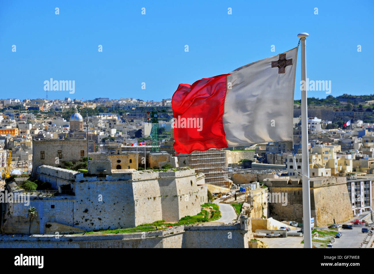 Maltese cross flag hi-res stock photography and images - Alamy