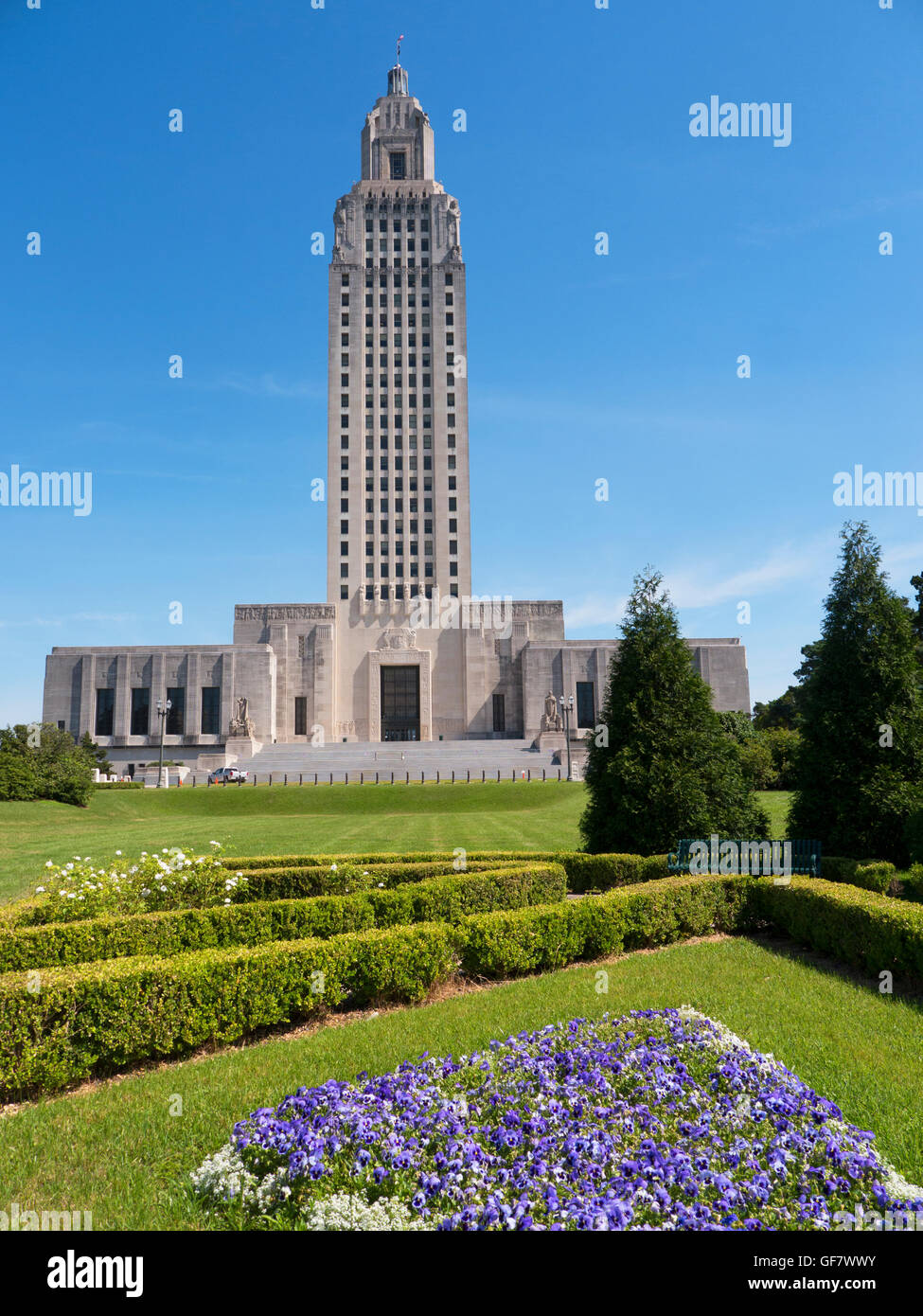 Louisiana State Capital, Building, Baton Rouge Louisiana, USA Stock ...