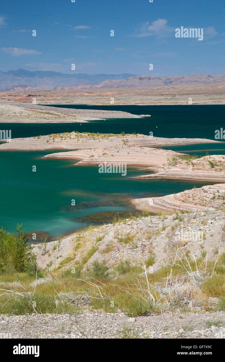 Las Vegas, Nevada - The water level in Lake Mead has fallen 150 feet ...