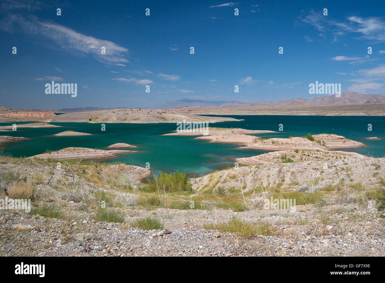 Las Vegas, Nevada - The water level in Lake Mead has fallen 150 feet ...
