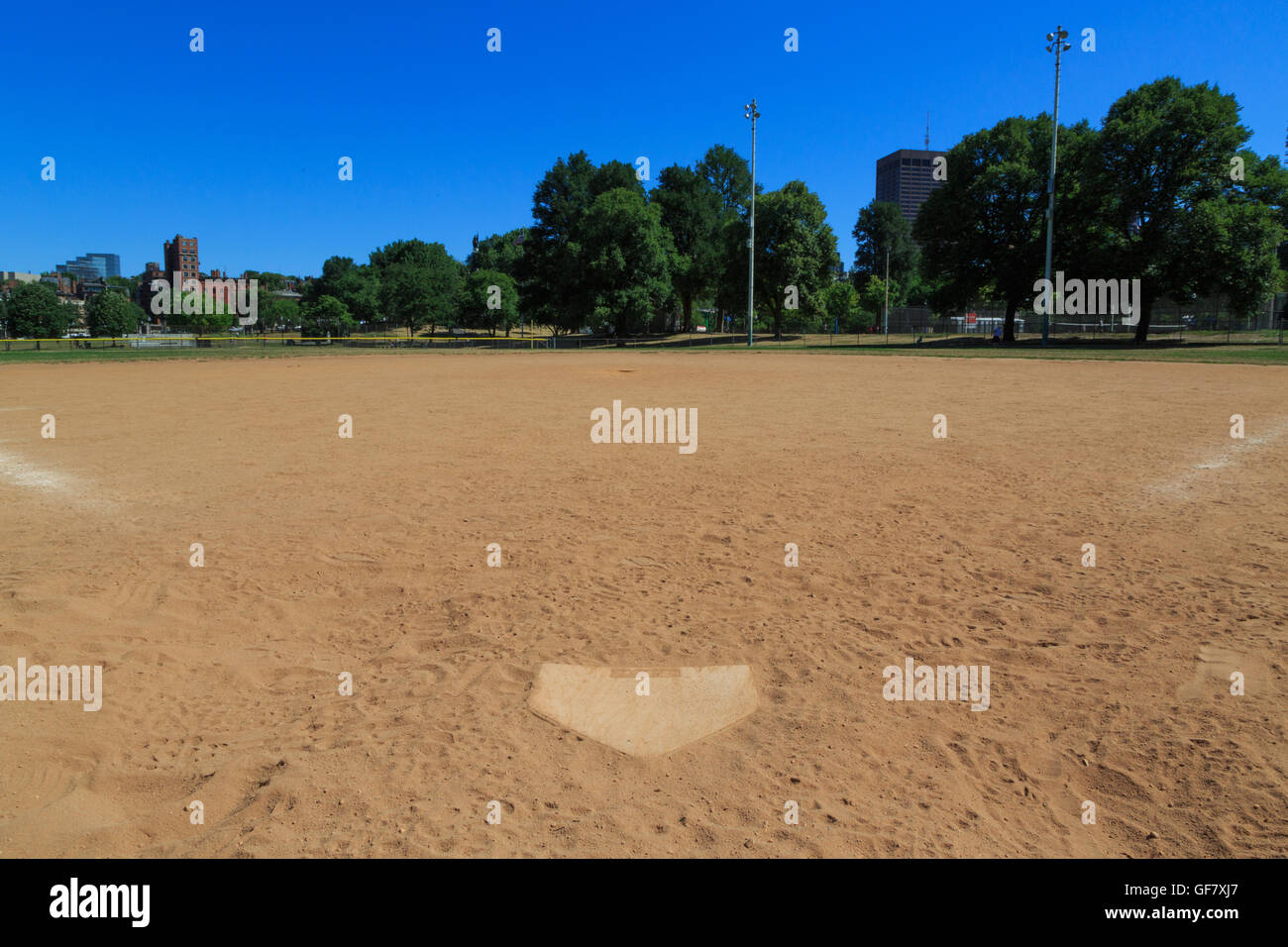 A photograph of the Baseball field on Boston Common in Boston ...