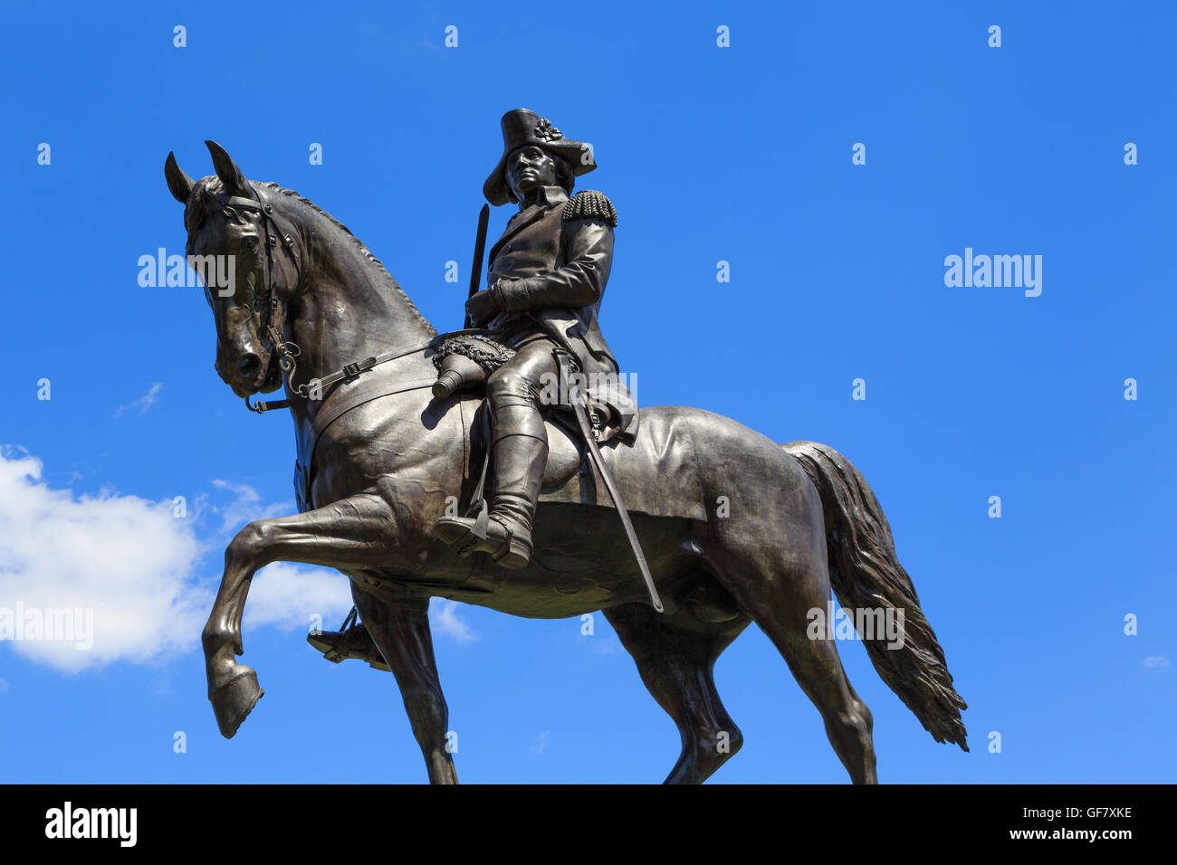 A photograph of the Equestrian Statue of George Washington, by Thomas ...