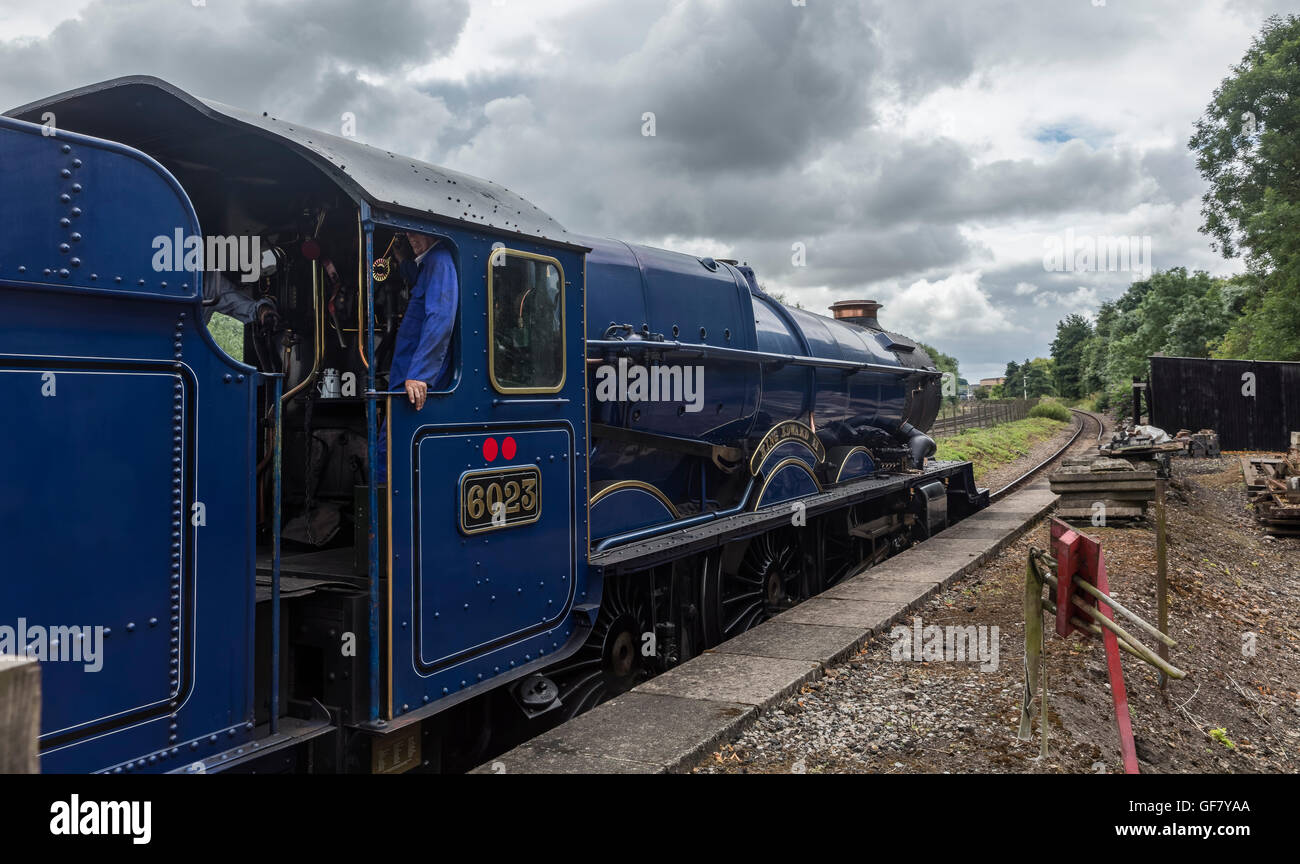 King Edward II steam locomotive at the Didcot Railway Centre in ...