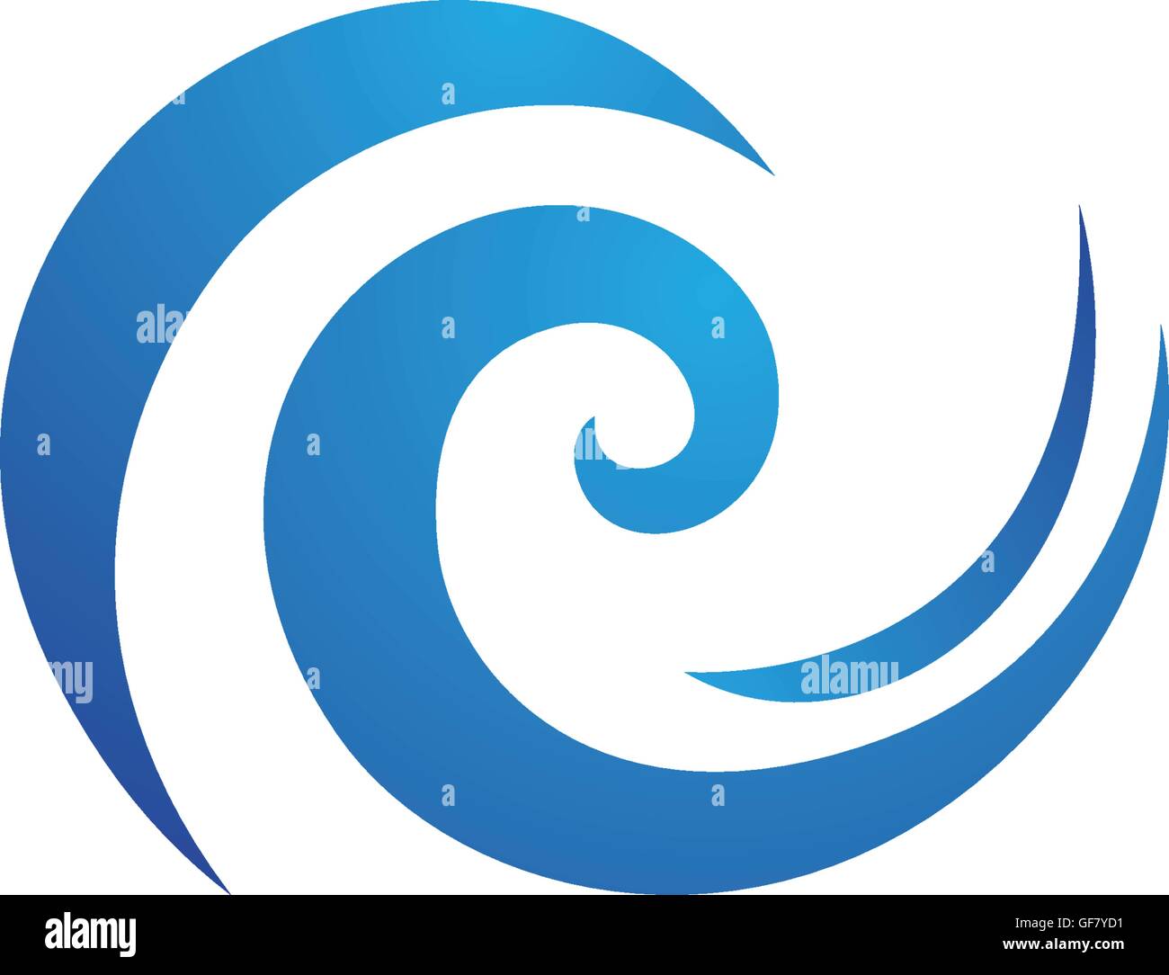Water wave Logo Template Stock Vector Image & Art - Alamy