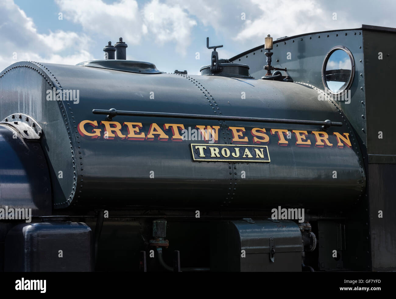 Great Western Railway Trojan Steam Engine restored at the Didcot ...