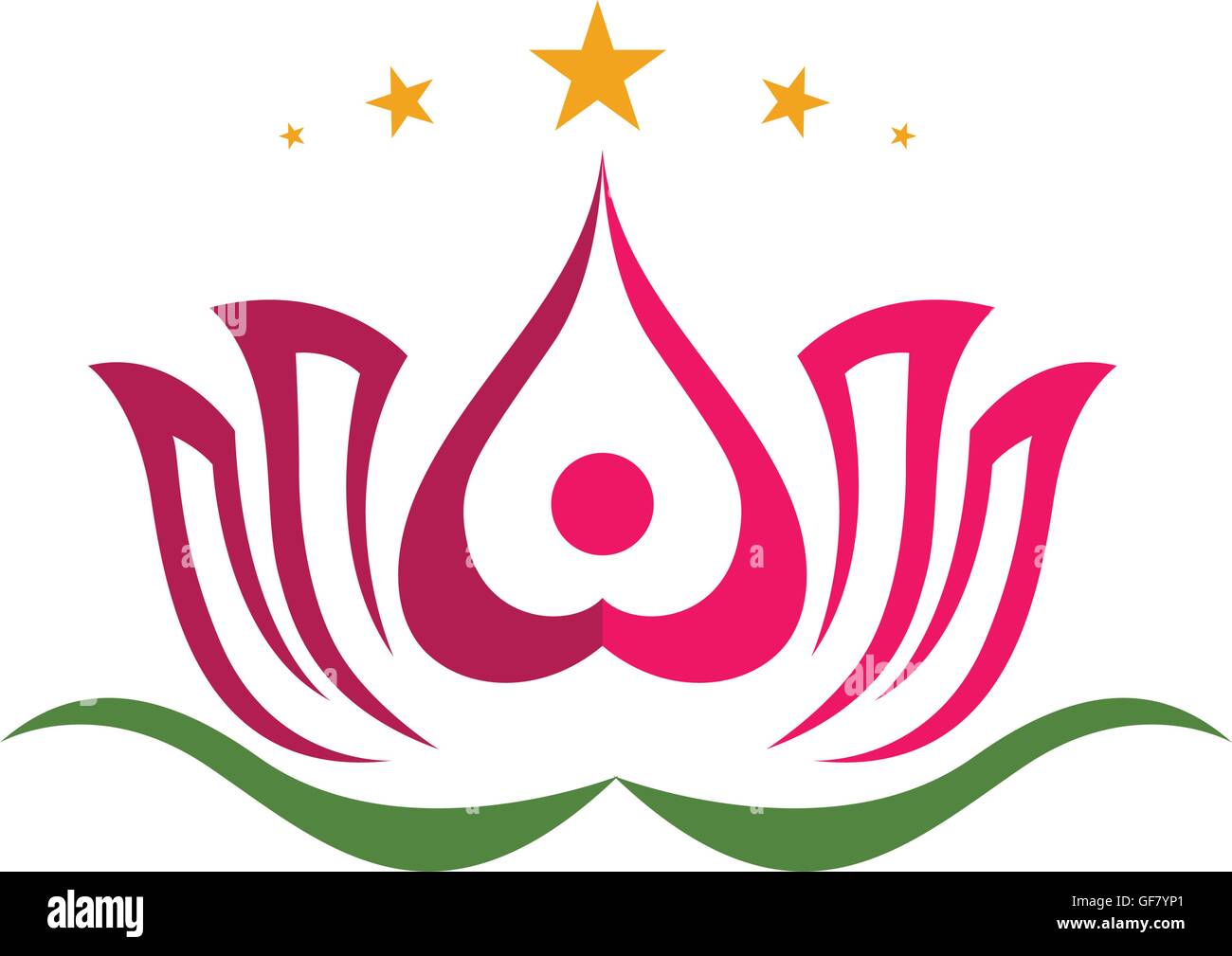 Beauty Lotus Logo Template Stock Vector Image & Art - Alamy