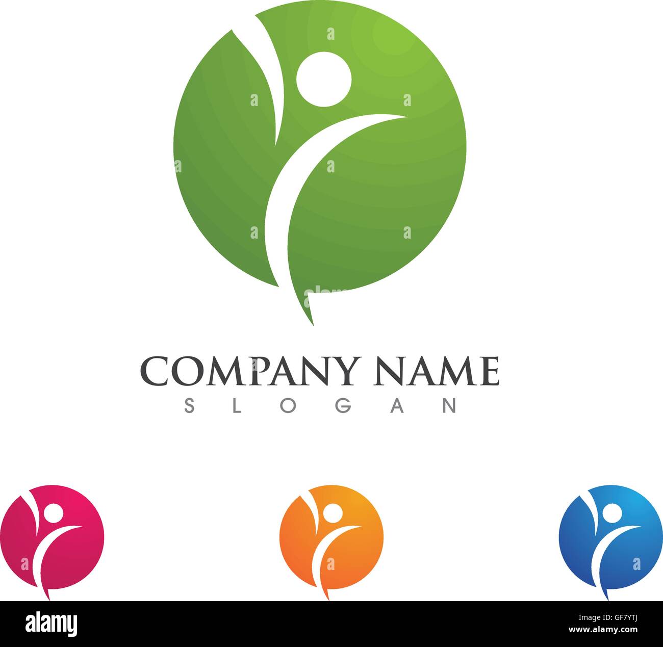 Health Logo Template Stock Vector Image & Art - Alamy