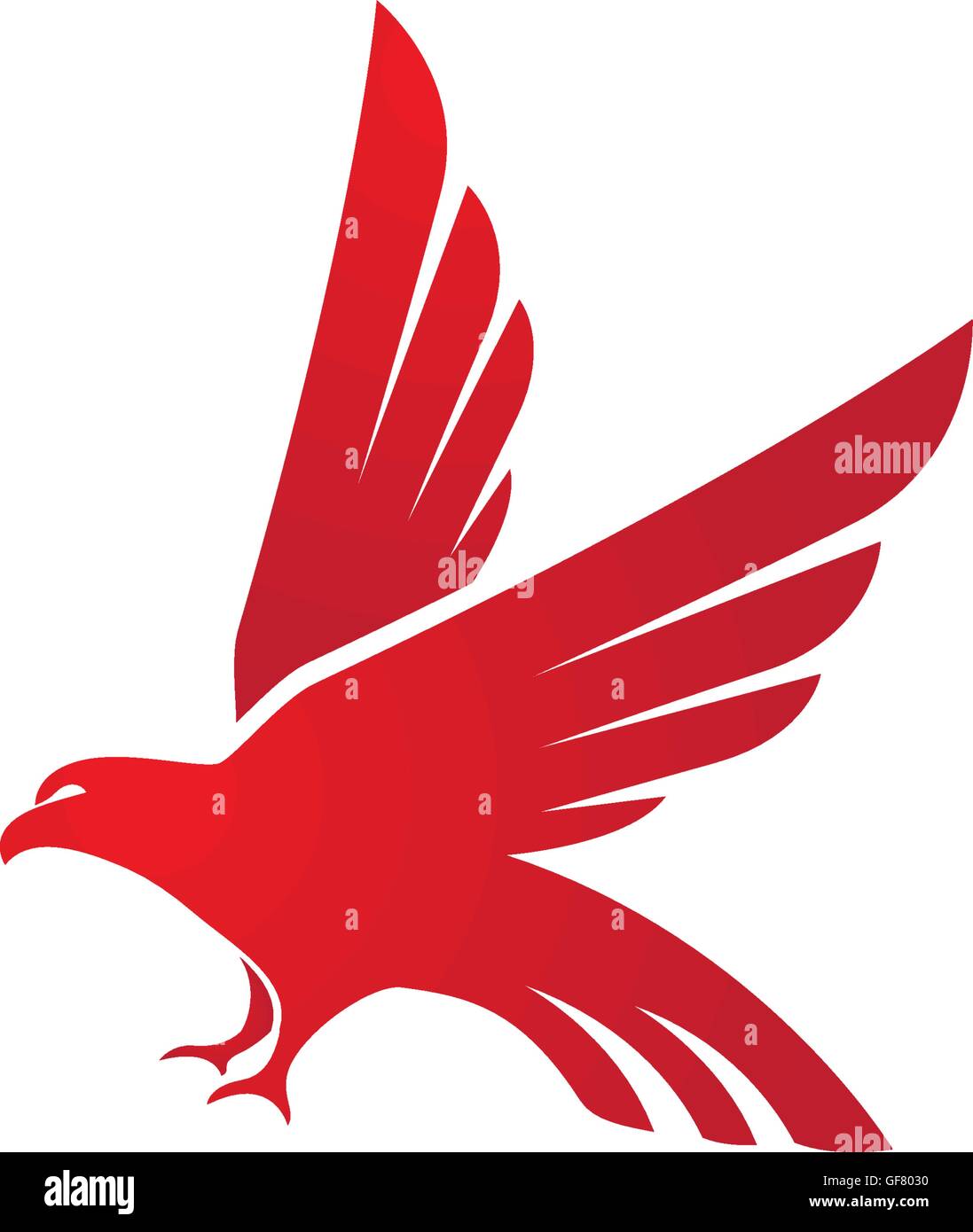 Falcon Logo Template Stock Vector Image & Art - Alamy