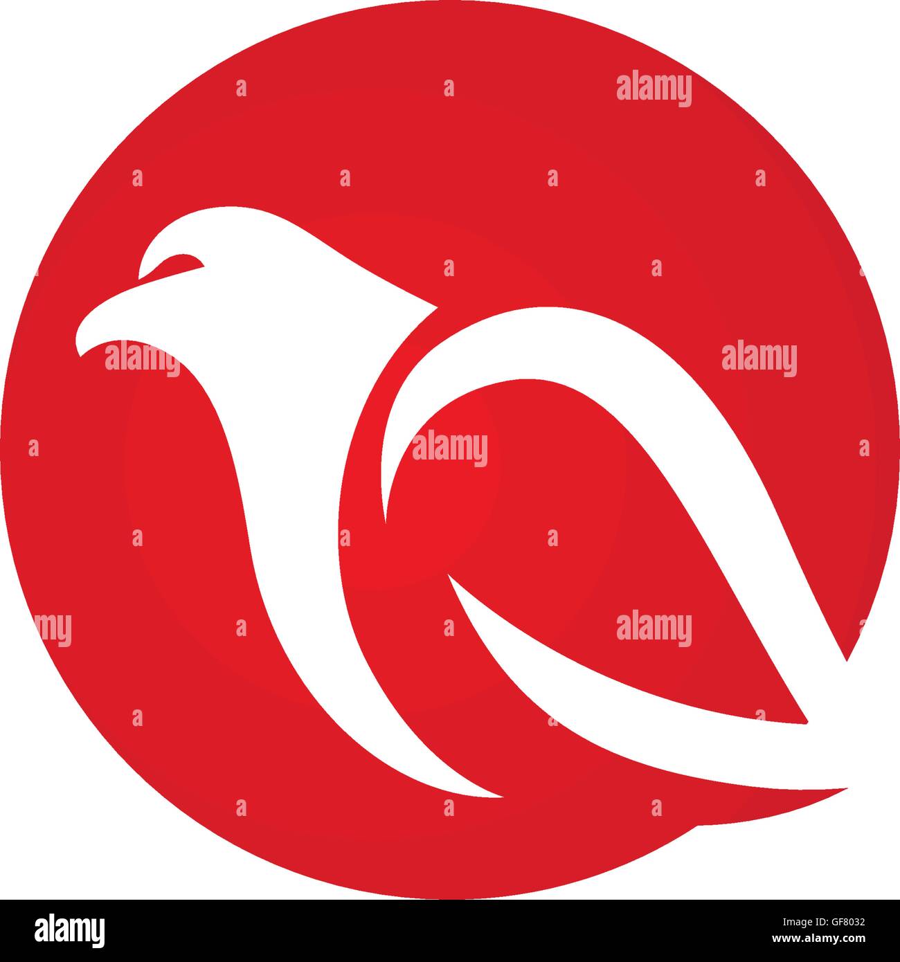 Falcon Logo Template Stock Vector Image & Art - Alamy